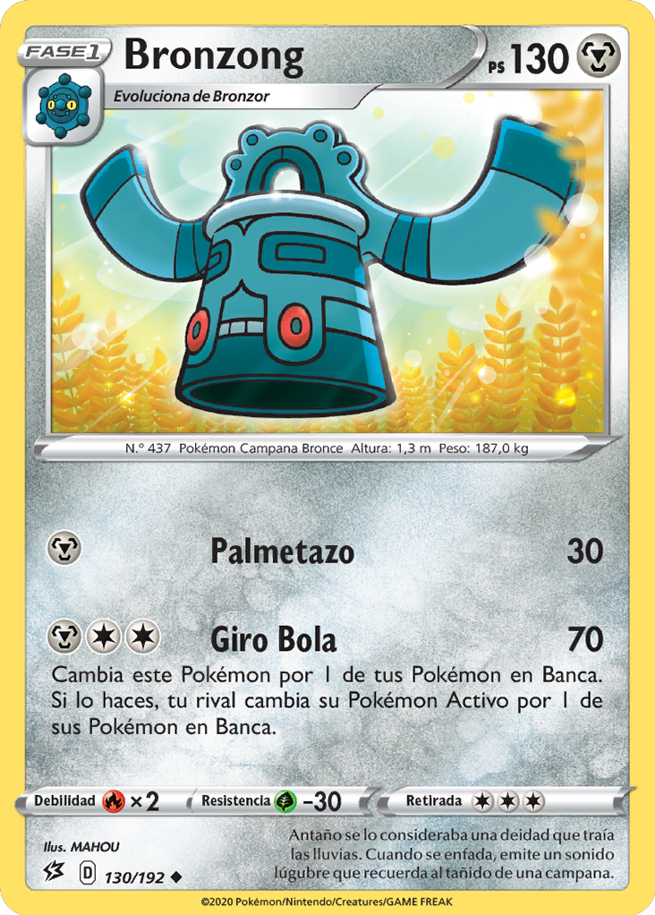 Bronzong (Choque Rebelde TCG) - WikiDex, la enciclopedia Pokémon