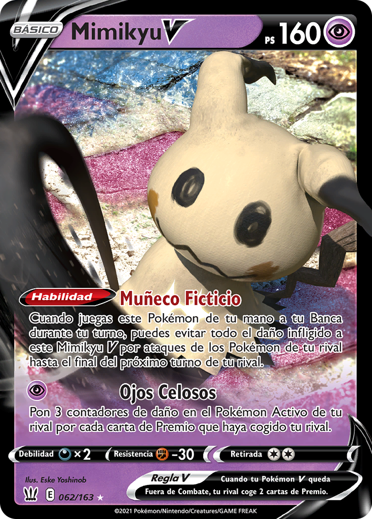 Mimikyu V (Estilos de Combate TCG) - WikiDex, la enciclopedia Pokémon