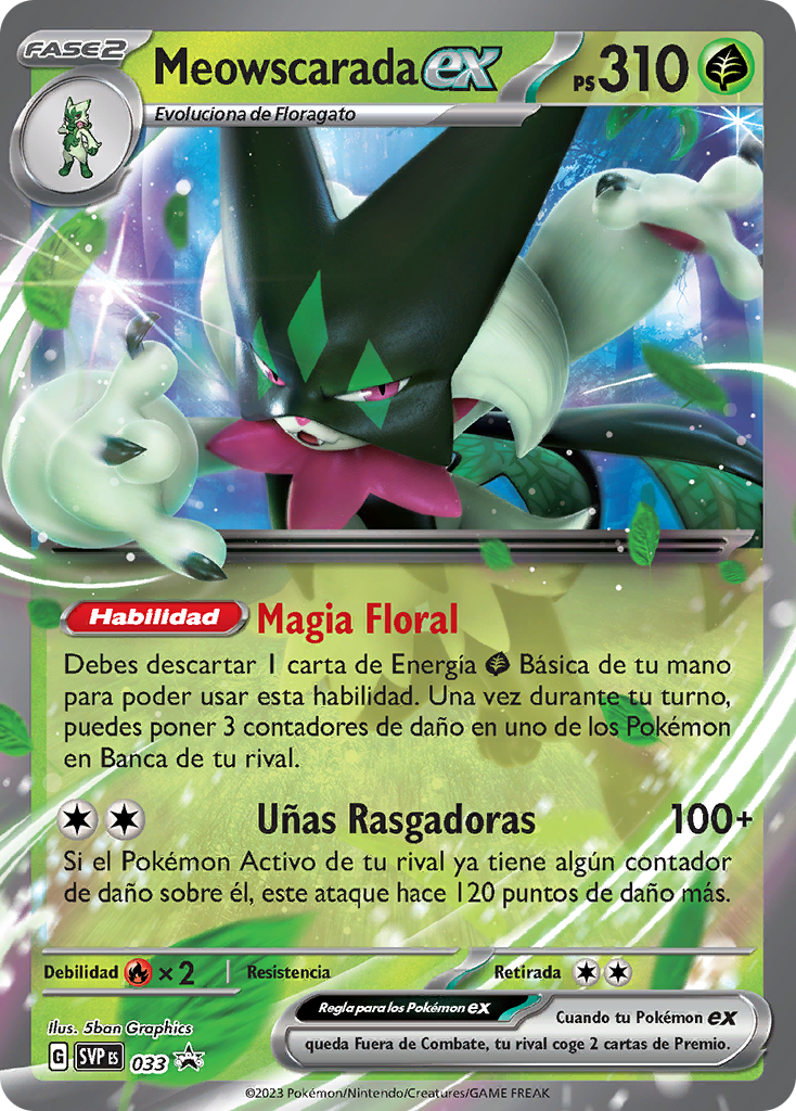 Archivo:Meowscarada ex (SV Promo 33 TCG).png - WikiDex, la enciclopedia ...