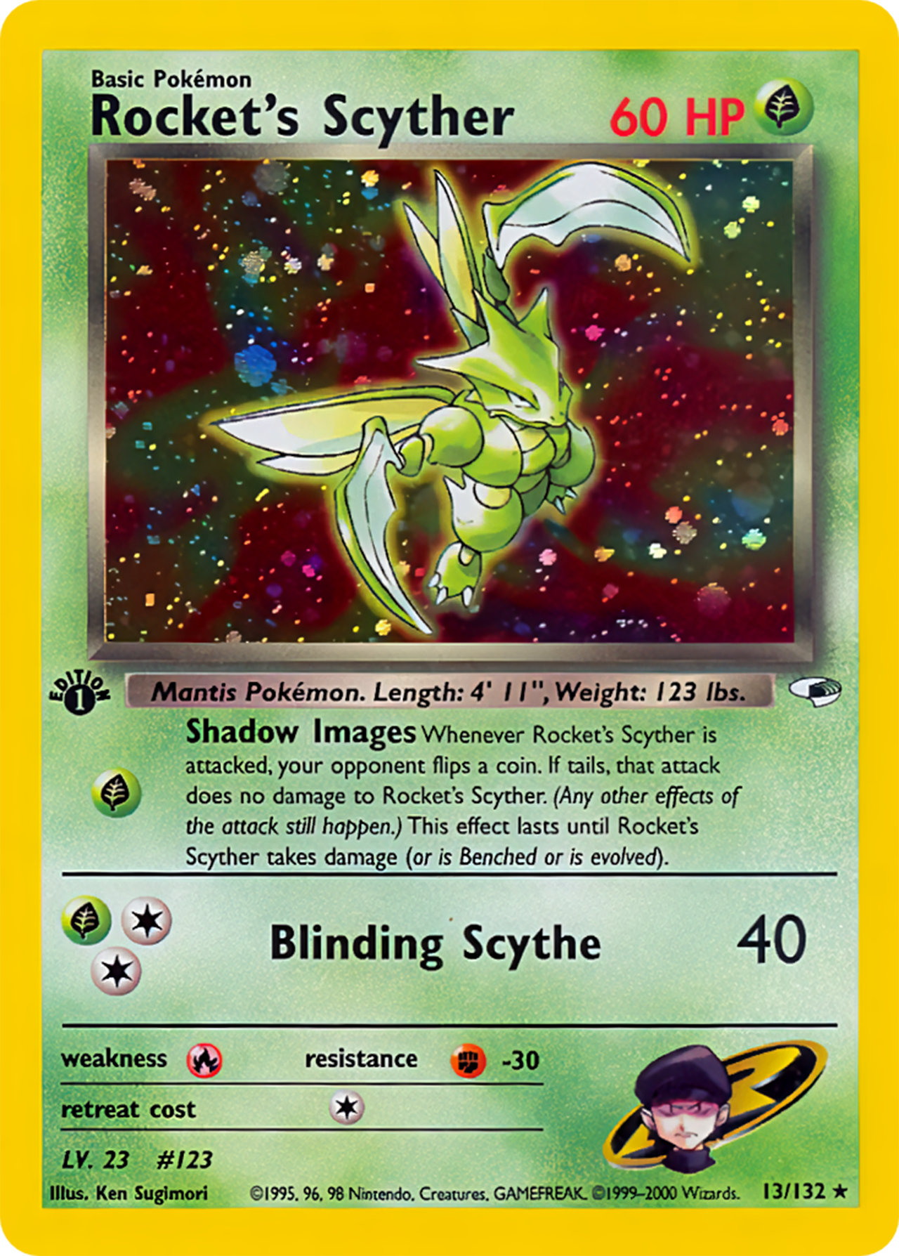 Rocket's Scyther (Gym Heroes TCG) - WikiDex, la enciclopedia Pokémon