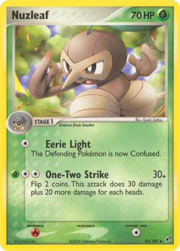 Nuzleaf (Deoxys TCG) - WikiDex, la enciclopedia Pokémon