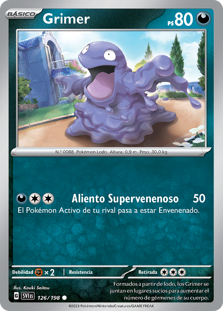 Grimer (Escarlata y Púrpura TCG) - WikiDex, la enciclopedia Pokémon