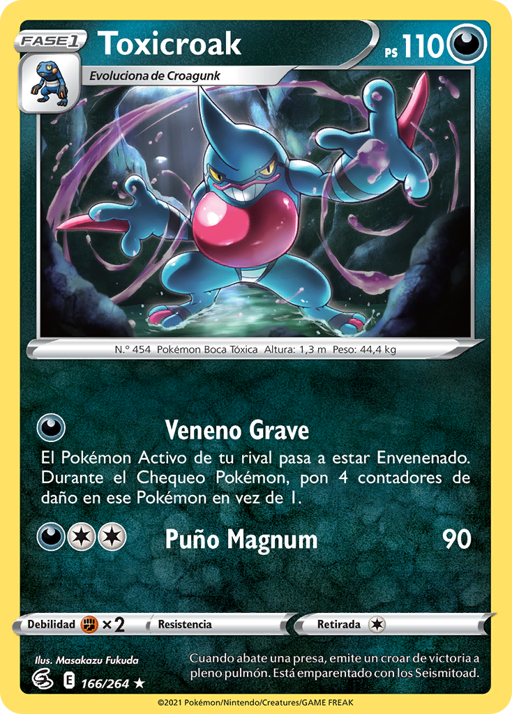 Toxicroak (Golpe Fusión TCG) - WikiDex, la enciclopedia Pokémon