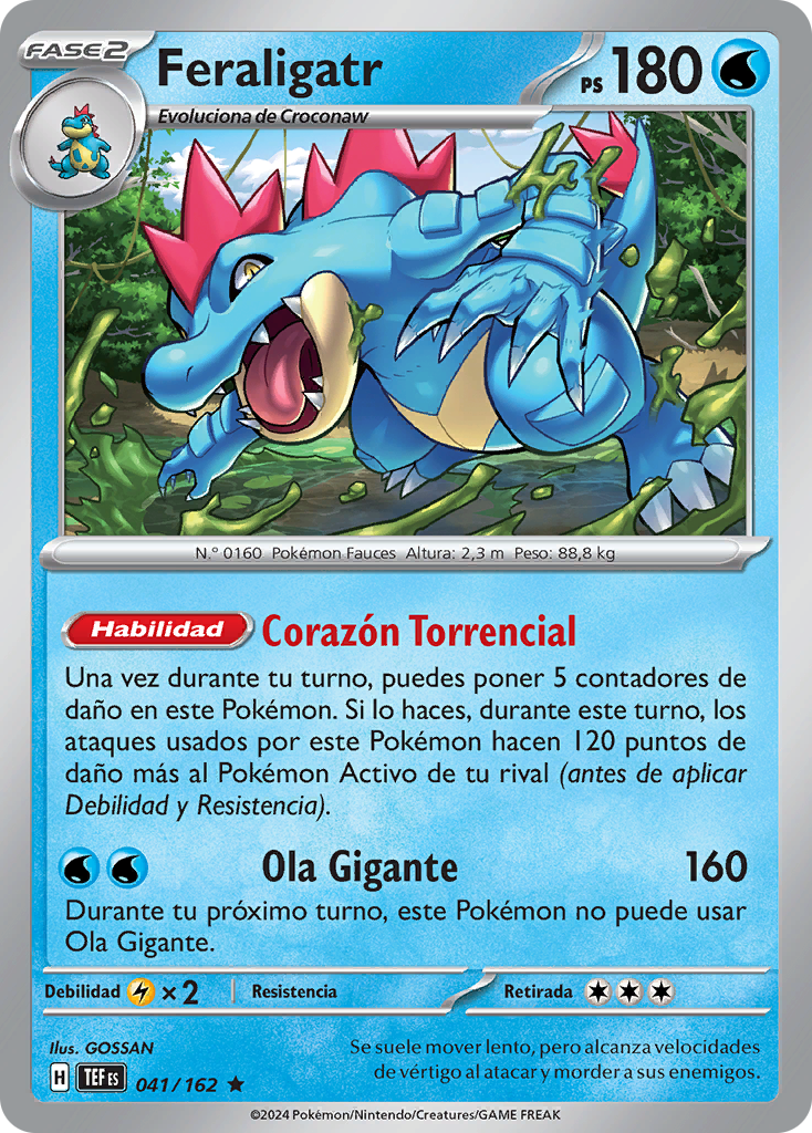 Feraligatr (Fuerzas Temporales TCG) - WikiDex, la enciclopedia Pokémon