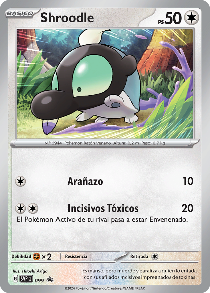 Shroodle (SV Promo 99 TCG) - WikiDex, la enciclopedia Pokémon