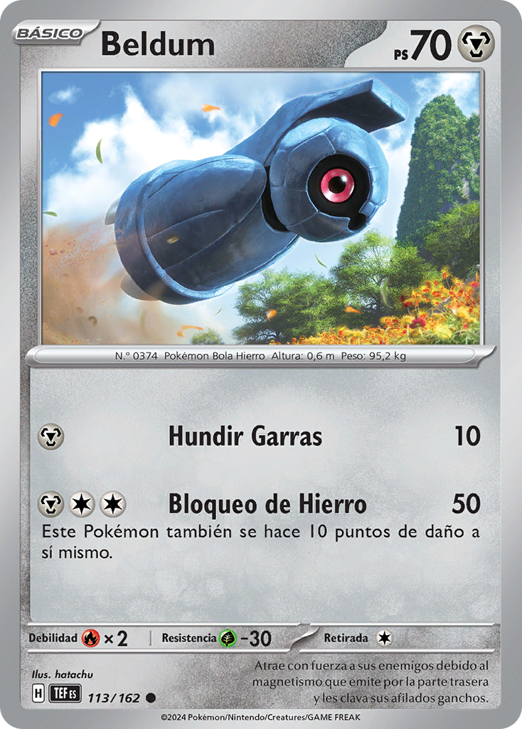 Beldum (Fuerzas Temporales TCG) - WikiDex, la enciclopedia Pokémon