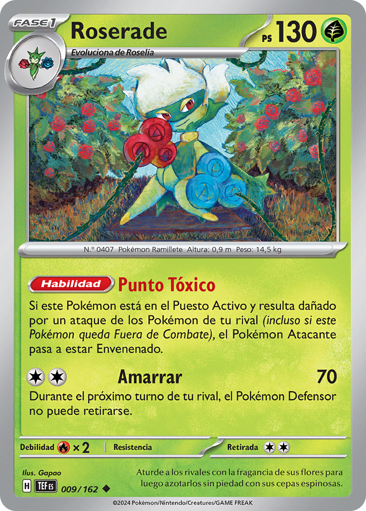 Roserade (Fuerzas Temporales TCG) - WikiDex, la enciclopedia Pokémon