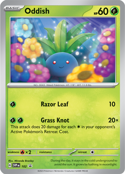 Oddish (SV Promo 102 TCG) - WikiDex, la enciclopedia Pokémon