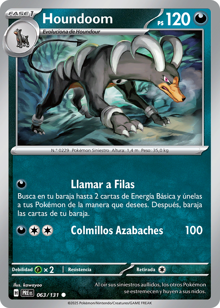 Houndoom (Evoluciones Prismáticas TCG) - WikiDex, la enciclopedia Pokémon