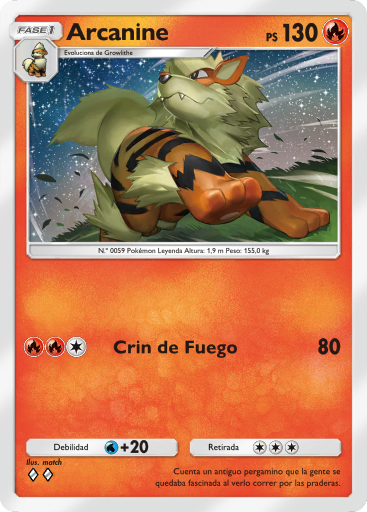Arcanine (Guardianes Celestiales TCG Pocket) - WikiDex, la enciclopedia ...