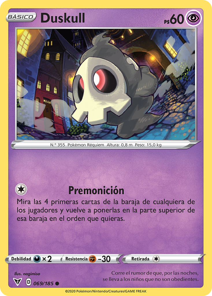 Duskull (Voltaje Vívido TCG) - WikiDex, la enciclopedia Pokémon