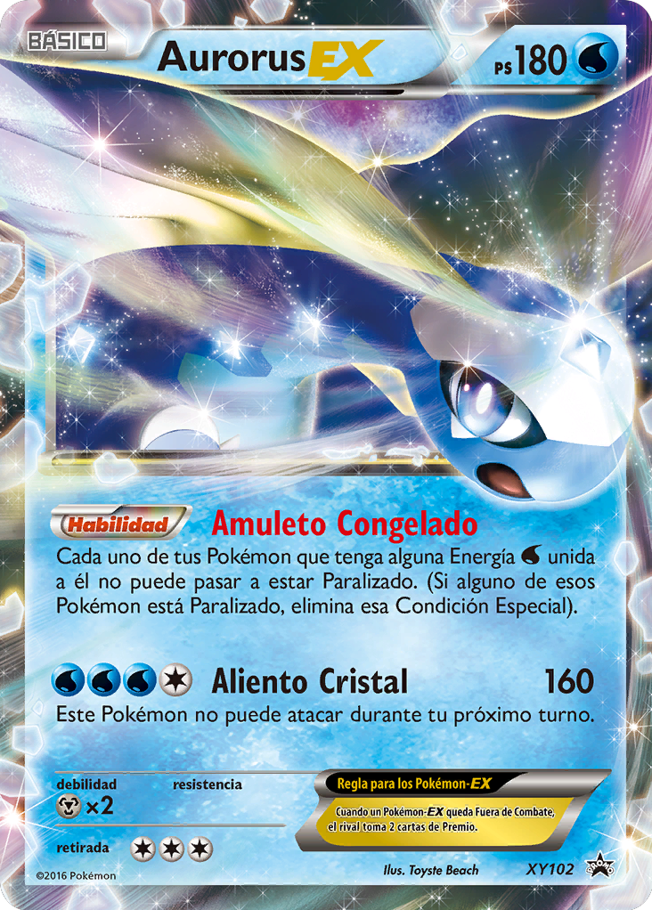 Aurorus-EX (XY Promo 102 TCG) - WikiDex, la enciclopedia Pokémon