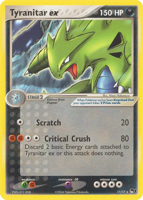 Tyranitar-ex (POP Series 1 TCG) - WikiDex, la enciclopedia Pokémon