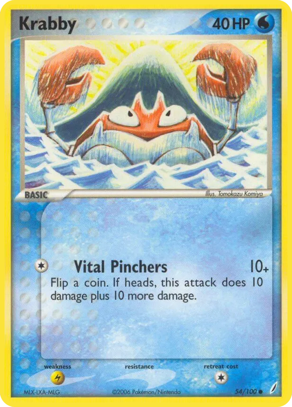 Krabby (Crystal Guardians TCG) - WikiDex, la enciclopedia Pokémon