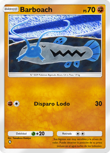 Barboach (Arboleda de Eevee TCG Pocket) - WikiDex, la enciclopedia Pokémon