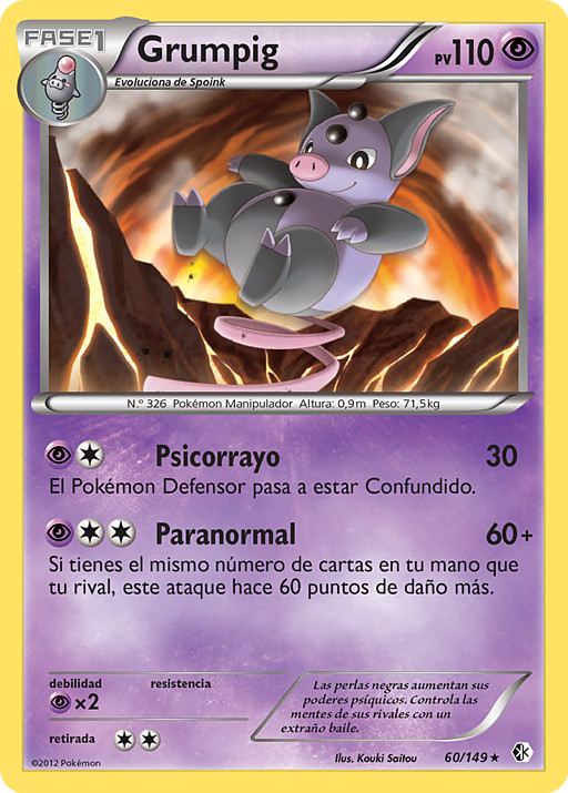 Grumpig (Fronteras Cruzadas TCG) - WikiDex, la enciclopedia Pokémon