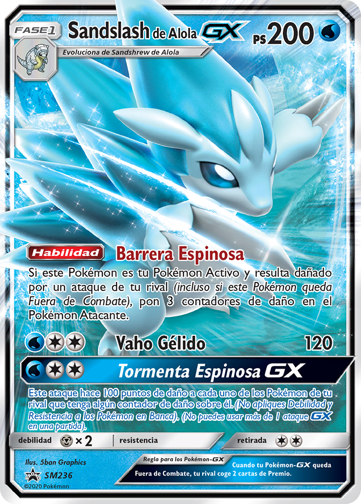 Sandslash de Alola-GX (SM Promo 236 TCG) - WikiDex, la enciclopedia Pokémon