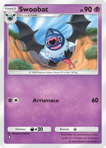 Swoobat (Genes Formidables TCG Pocket) - WikiDex, la enciclopedia Pokémon
