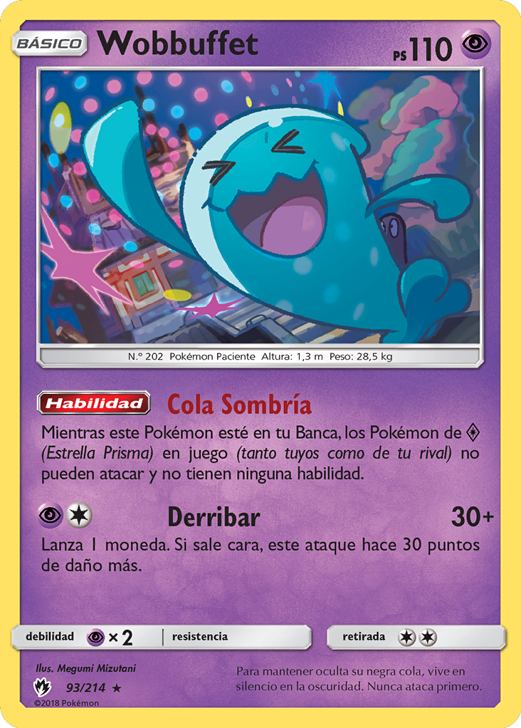Wobbuffet (Truenos Perdidos TCG) - WikiDex, la enciclopedia Pokémon