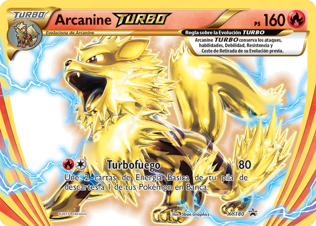 Arcanine TURBO (XY Promo 180 TCG) - WikiDex, la enciclopedia Pokémon