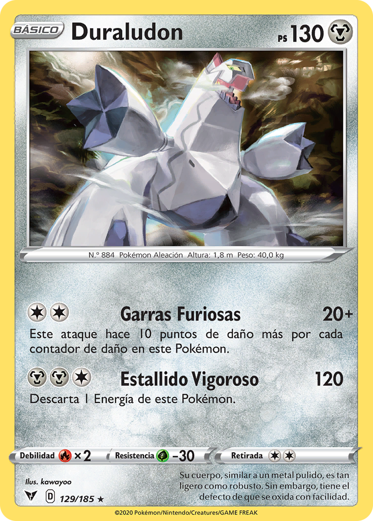 Duraludon (Voltaje Vívido TCG) - WikiDex, la enciclopedia Pokémon