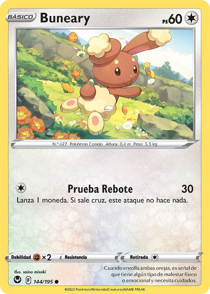 Buneary (Tempestad Plateada TCG) - WikiDex, la enciclopedia Pokémon