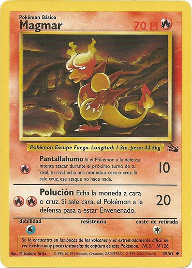 Magmar (Fósil TCG) - WikiDex, la enciclopedia Pokémon