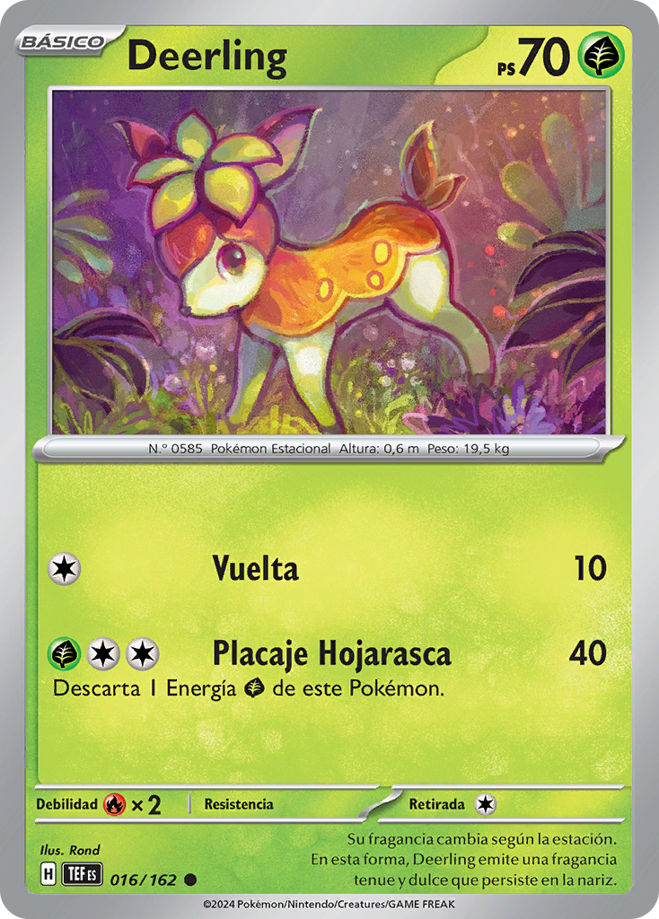 Deerling (Fuerzas Temporales TCG) - WikiDex, la enciclopedia Pokémon