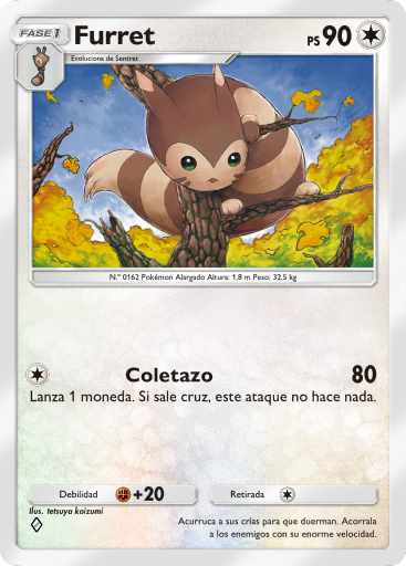 Furret (Saber Marino y Celeste TCG Pocket) - WikiDex, la enciclopedia ...