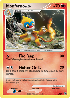 Monferno (Majestic Dawn TCG) - WikiDex, la enciclopedia Pokémon