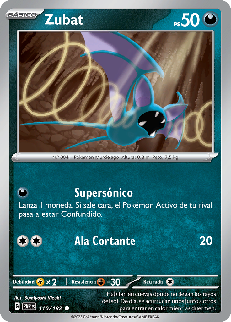 Zubat (Brecha Paradójica TCG) - WikiDex, la enciclopedia Pokémon