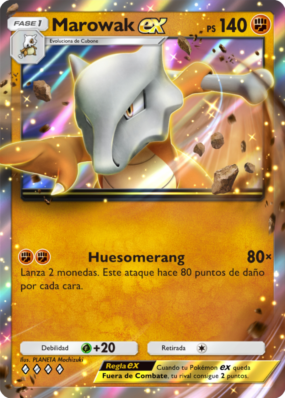 Marowak ex (Genes Formidables TCG Pocket) - WikiDex, la enciclopedia ...