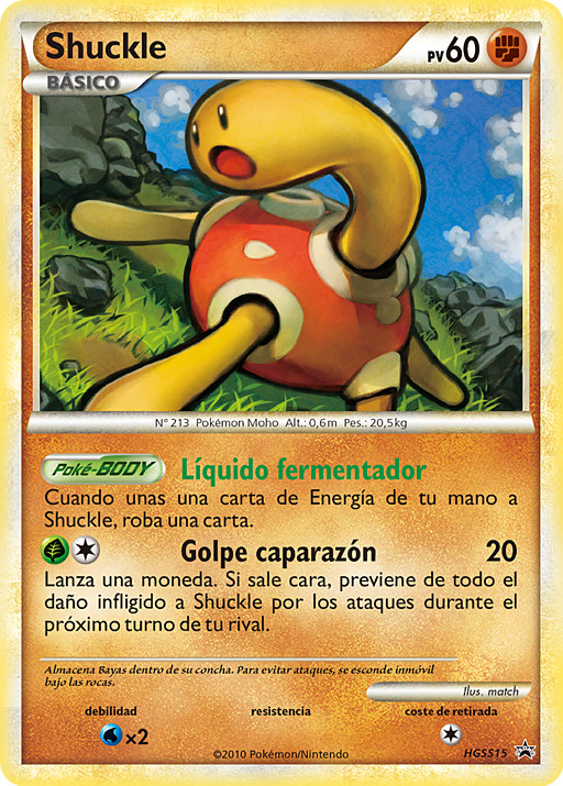 Shuckle (HGSS Promo 15 TCG) - WikiDex, la enciclopedia Pokémon