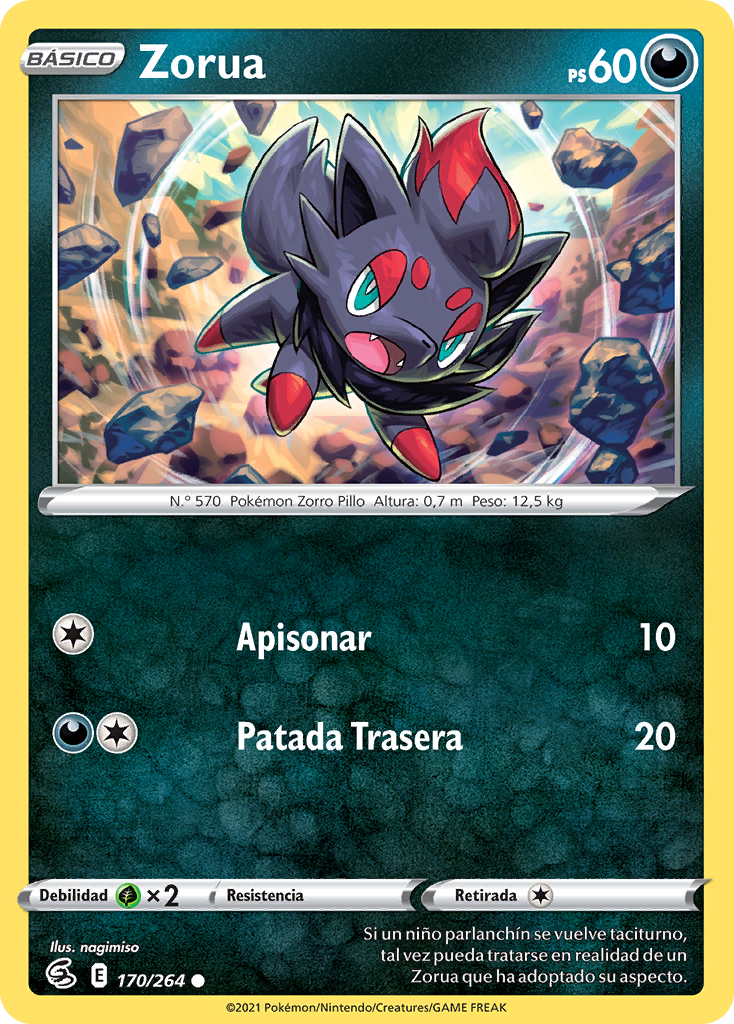 Zorua (Golpe Fusión TCG) - WikiDex, la enciclopedia Pokémon