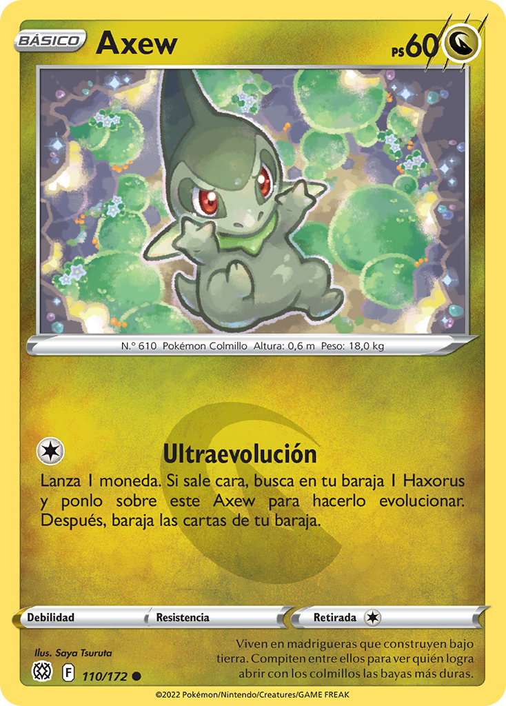 Axew (Astros Brillantes TCG) - WikiDex, la enciclopedia Pokémon