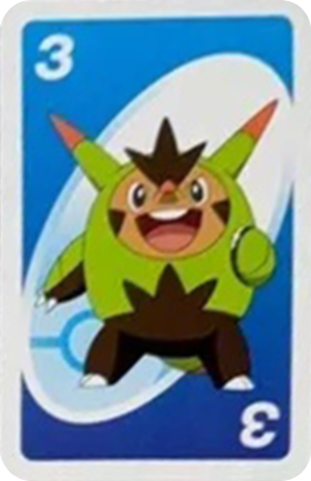 Archivo:3 azul (UNO XY).png - WikiDex, la enciclopedia Pokémon