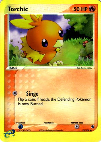 Torchic (Rubí & Zafiro 74 TCG) - WikiDex, la enciclopedia Pokémon