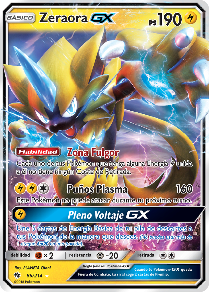 Zeraora-GX (Truenos Perdidos TCG) - WikiDex, la enciclopedia Pokémon