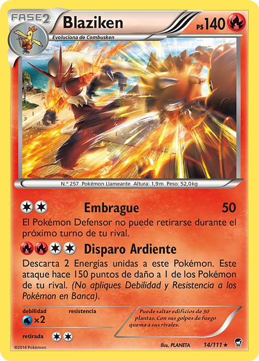 Blaziken (Puños Furiosos TCG) - WikiDex, la enciclopedia Pokémon
