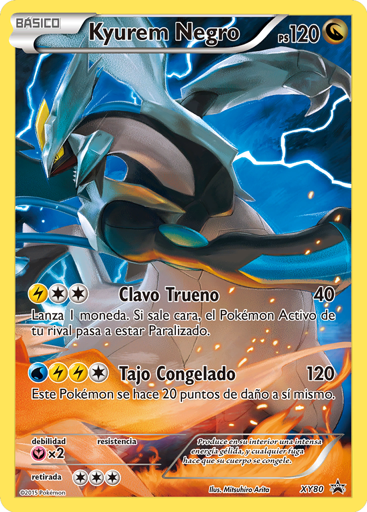 Kyurem Negro (XY Promo 80 TCG) - WikiDex, la enciclopedia Pokémon