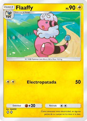 Flaaffy (Saber Marino y Celeste TCG Pocket) - WikiDex, la enciclopedia Pokémon