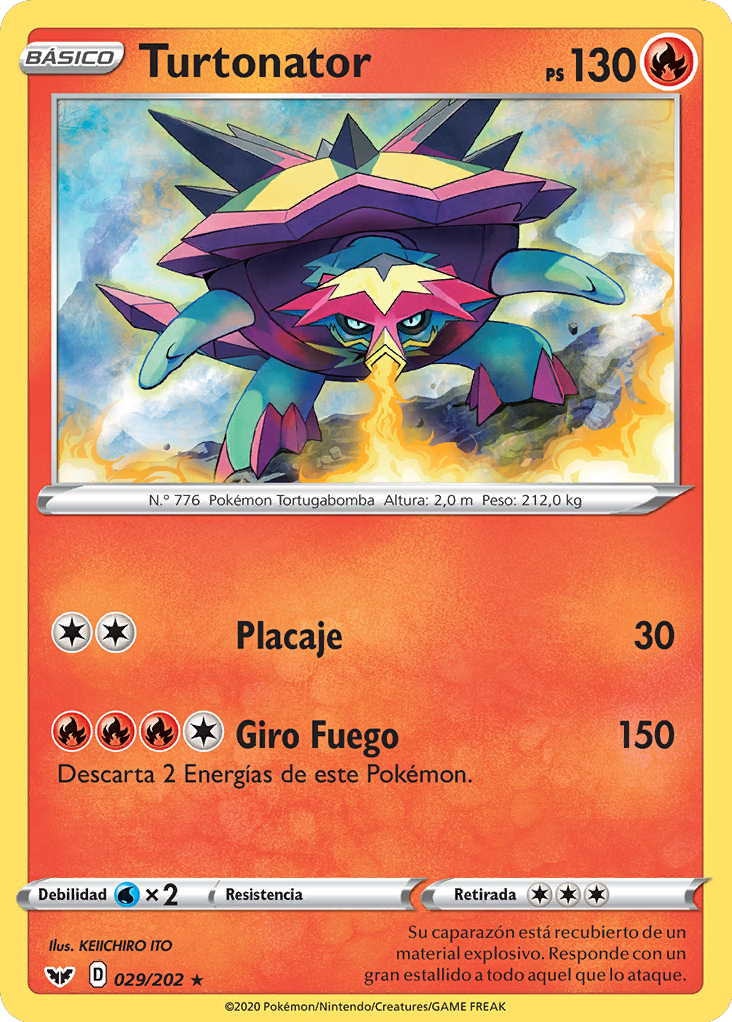 Turtonator (Espada y Escudo TCG) - WikiDex, la enciclopedia Pokémon
