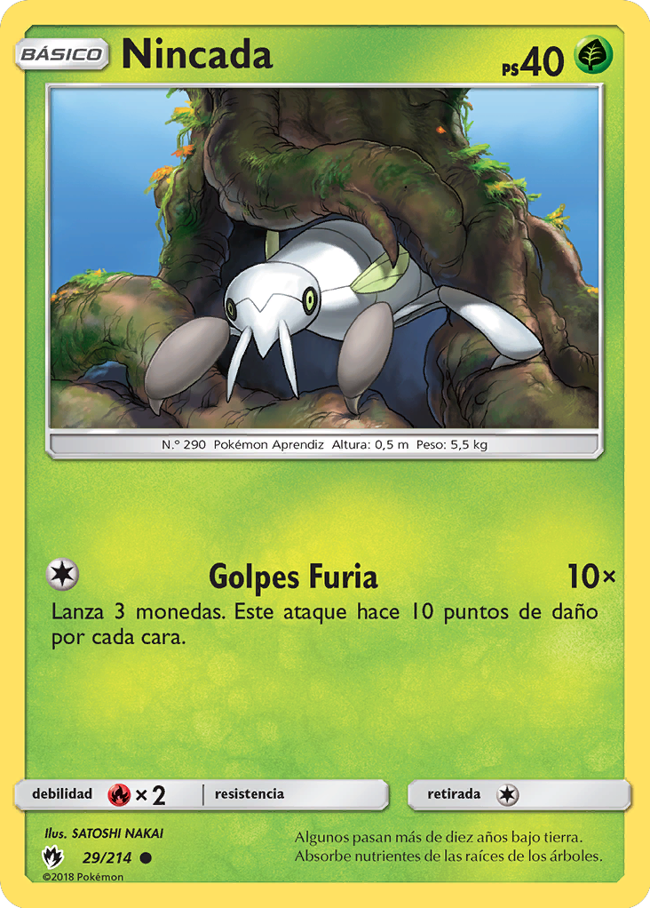 Nincada (Truenos Perdidos TCG) - WikiDex, la enciclopedia Pokémon