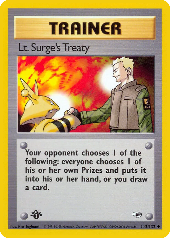 Lt. Surge's Treaty (TCG) - WikiDex, la enciclopedia Pokémon