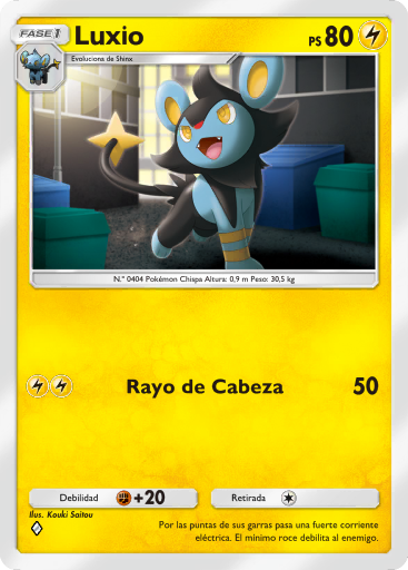 Luxio (Crisis Dimensional TCG Pocket) - WikiDex, la enciclopedia Pokémon