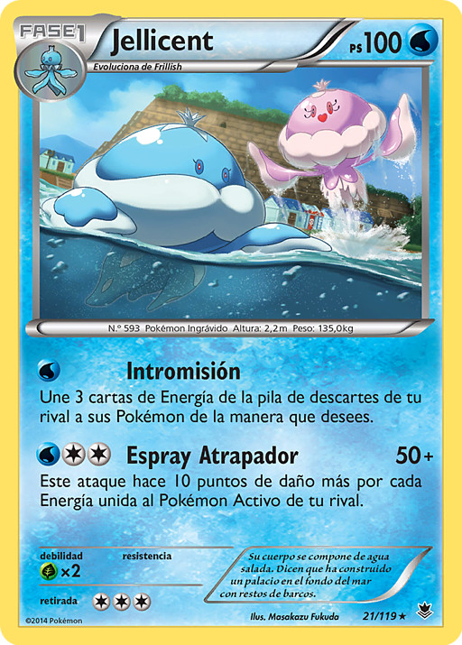 Jellicent (Fuerzas Fantasmales TCG) - WikiDex, la enciclopedia Pokémon