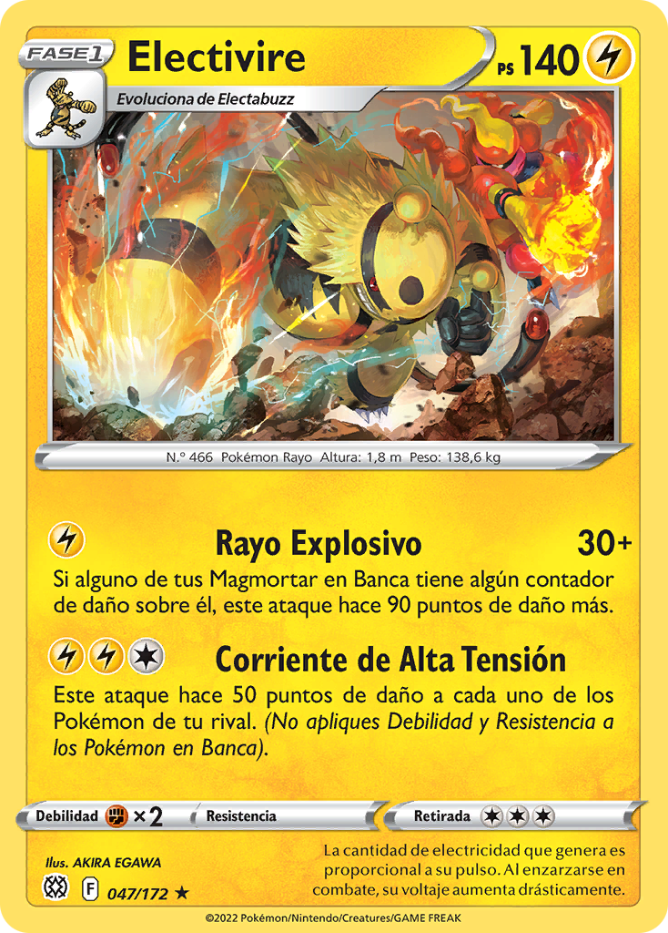 Electivire (Astros Brillantes TCG) - WikiDex, la enciclopedia Pokémon