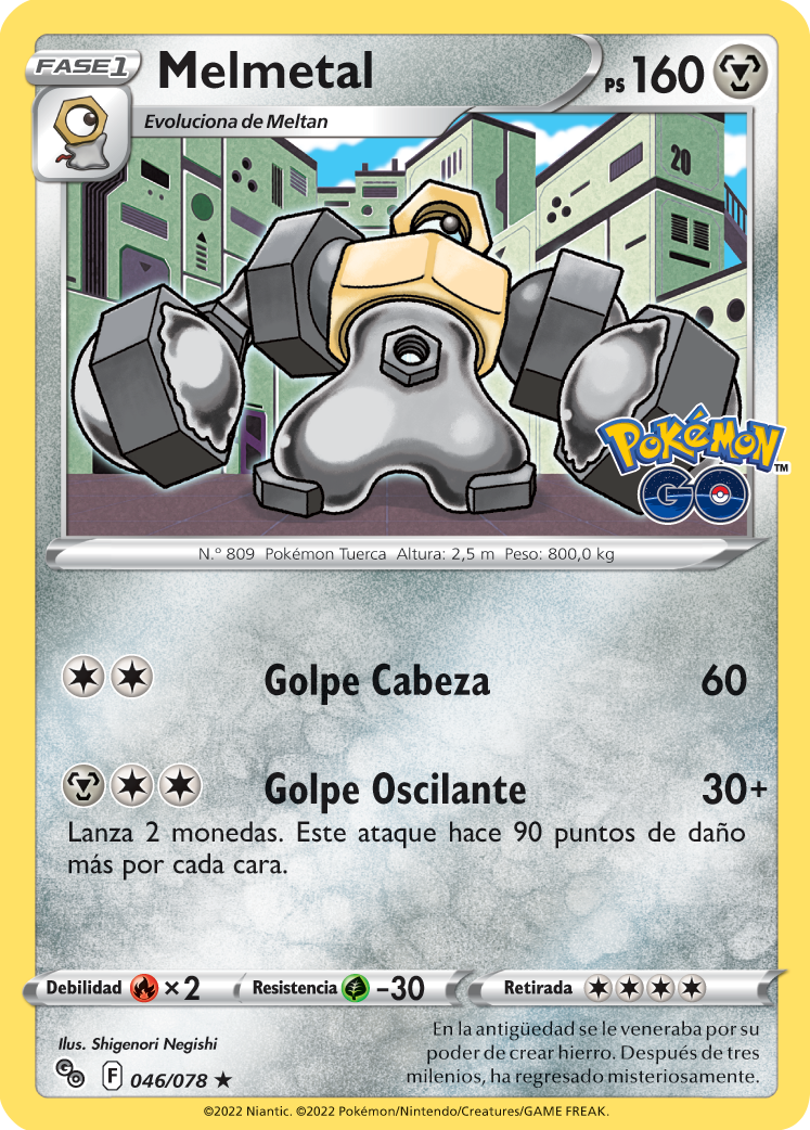 Melmetal (Pokémon GO TCG) - WikiDex, la enciclopedia Pokémon