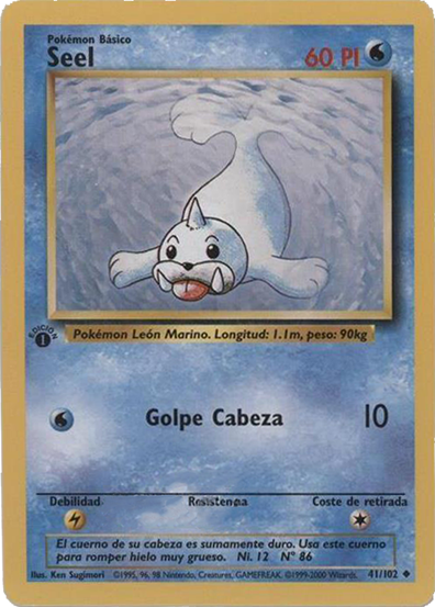 Seel (Base Set TCG) - WikiDex, la enciclopedia Pokémon