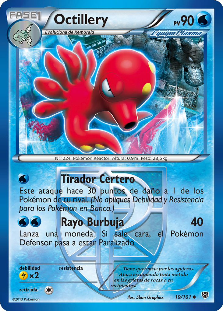 Octillery (Explosión Plasma TCG) - WikiDex, la enciclopedia Pokémon